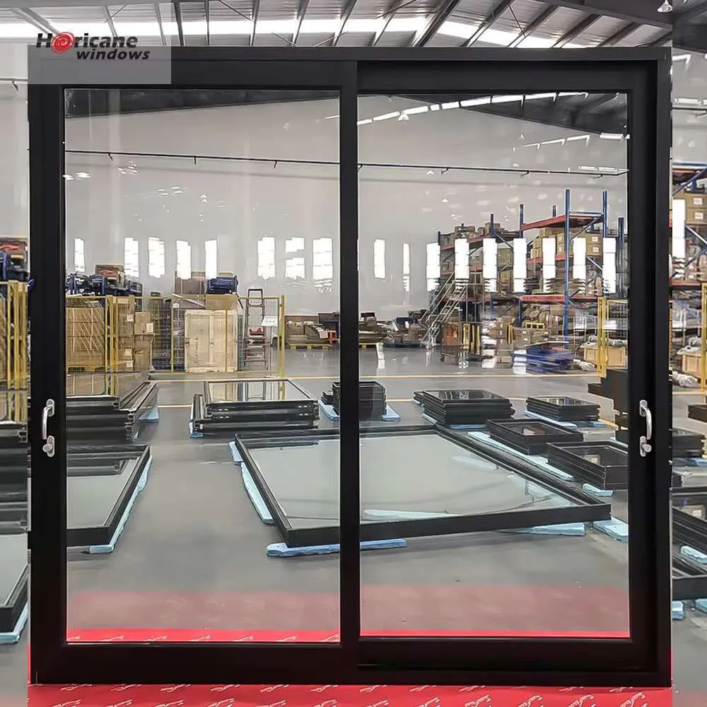 Hurricane Proof Aluminum Sliding Door - Impact Resistant, Double Glass ...