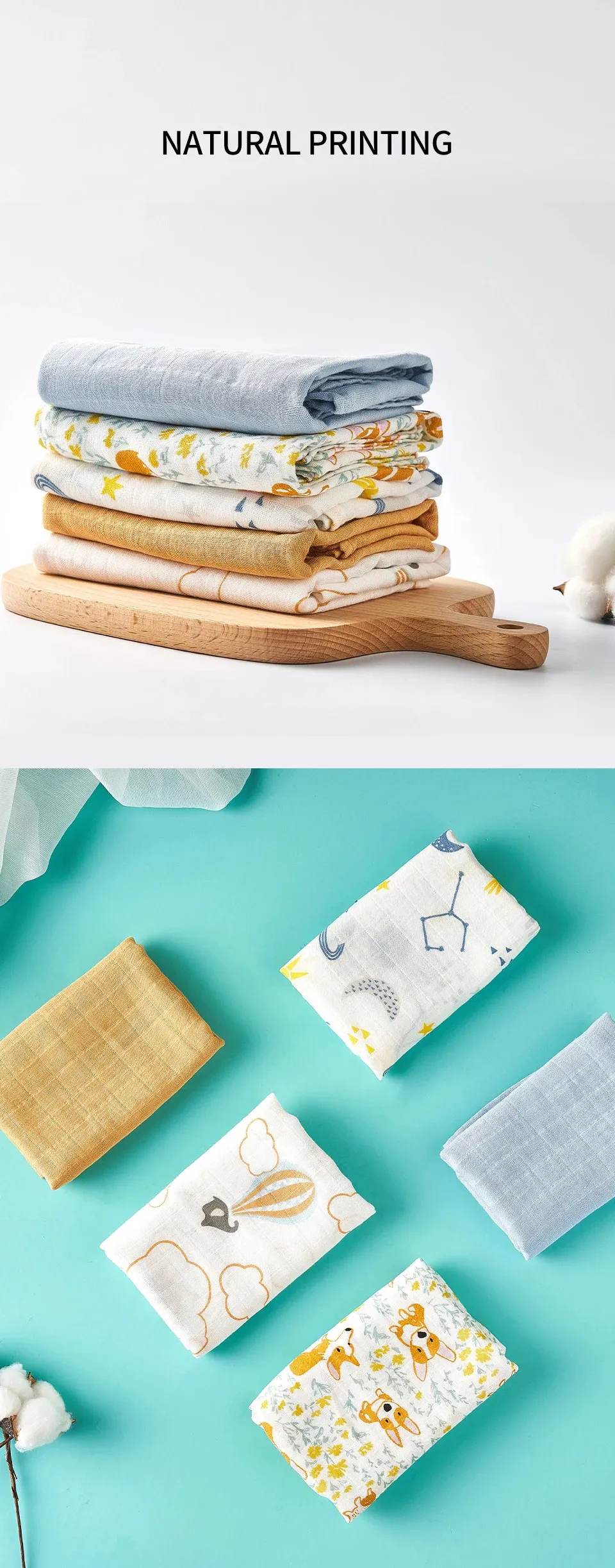 Kangobaby #My Soft Life# 60x60 All Season Multifunctional Baby Bib 5 ...