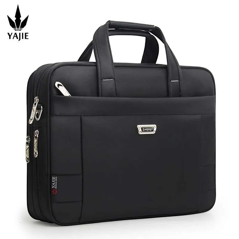 Large Capacity Briefcase Men Business 17 15.6 14 Inch Laptop Shoulder ...