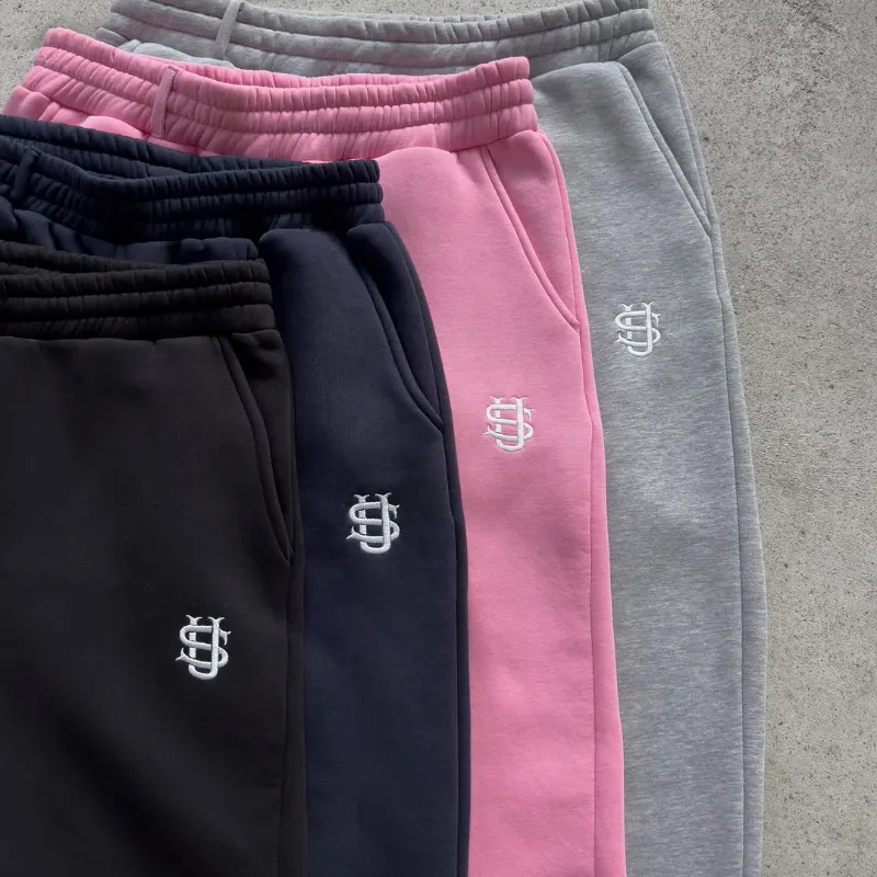 Retro Y2K Tracksuit Pants Harajuku Wide Leg Sweatpants with Designs for ...