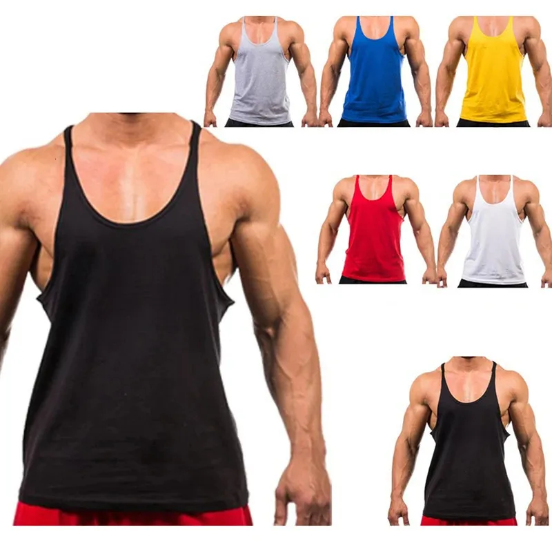 Bodybuilding Clothing Cotton Gym Tank Top Vest ... From Leonorastore ...