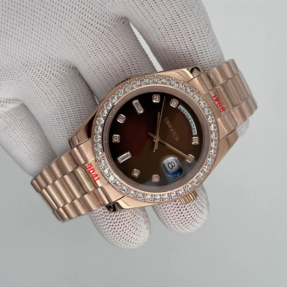 Men's 40mm Mechanical Automatic Watch with Stainless Steel Case and ...