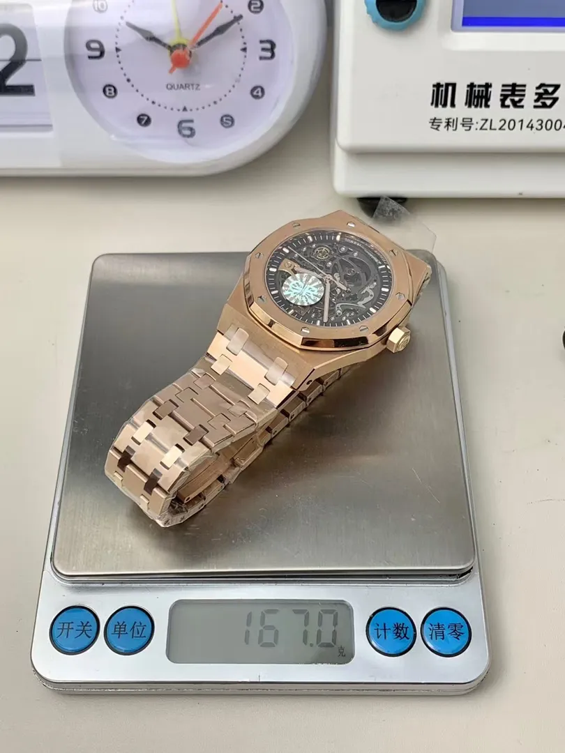 Mechanical Hand-Winding Stainless Steel Sport Watch with Sapphire Dial ...