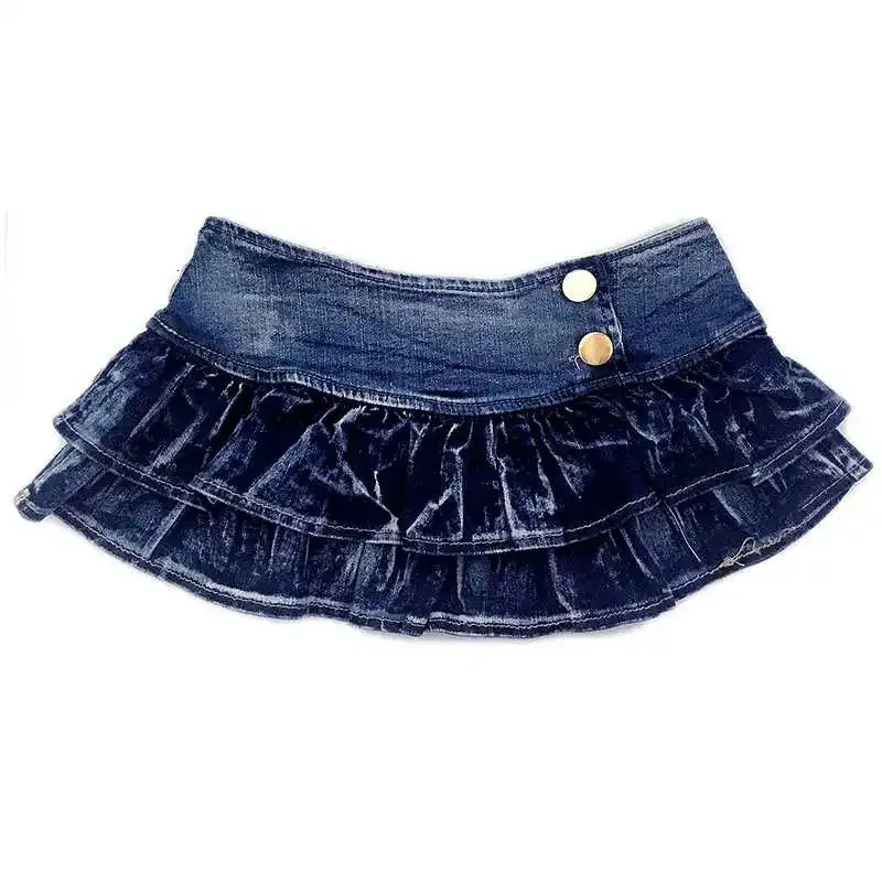 Denim Micro Mini Skirts Crotch Thong Detail Jeans Sexy Tight For Female ...