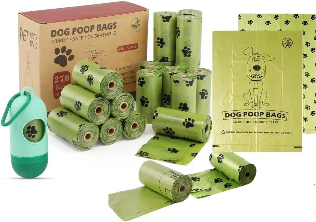100% Certified Eco Friendly Biodegradable Degradable Dog Waste Bags ...
