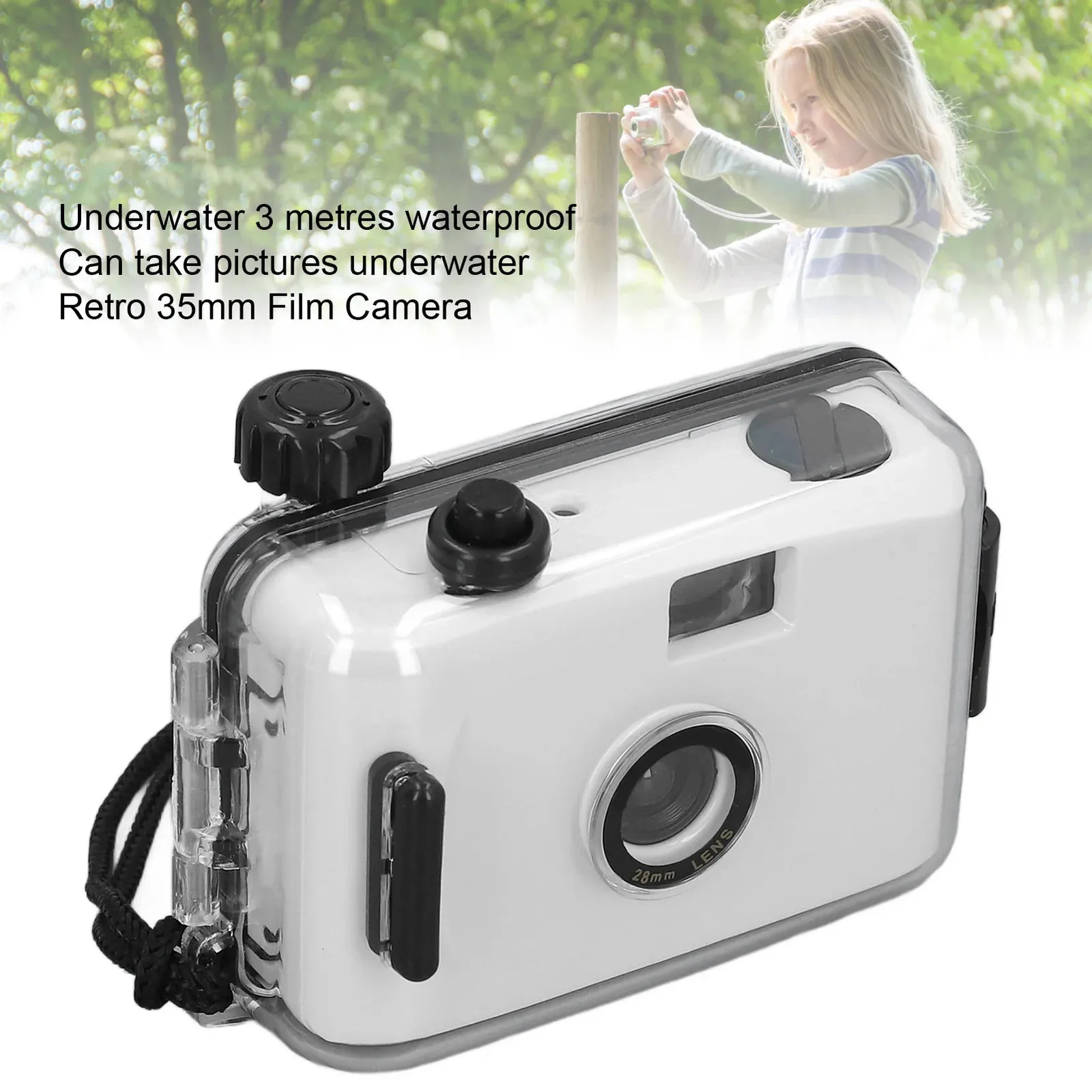 Reusable 35mm Film Camera - Waterproof Case Included! Vintage Style ...