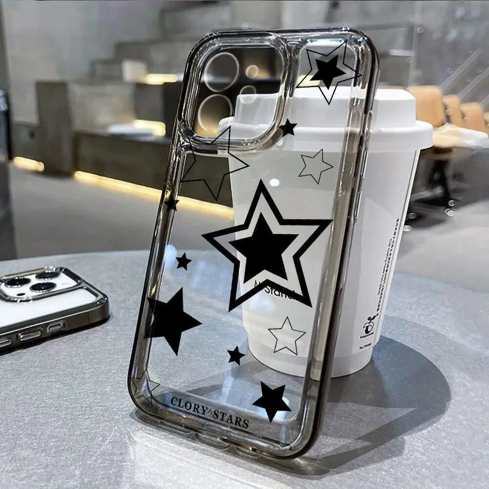 Cute Y2K Star iPhone Case - Korean Style, Shockproof Phone Cover for ...