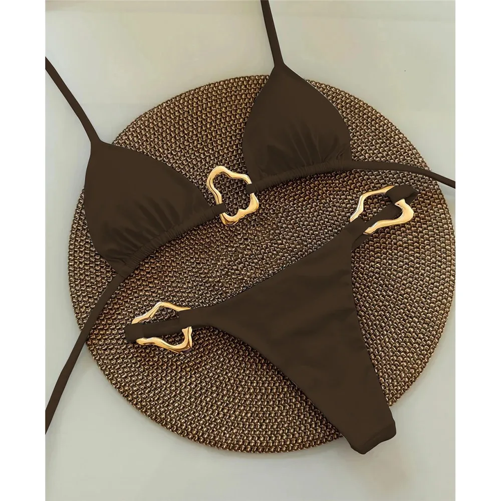 Canaries Verstellbare Knoten Brazilianmini Tanga