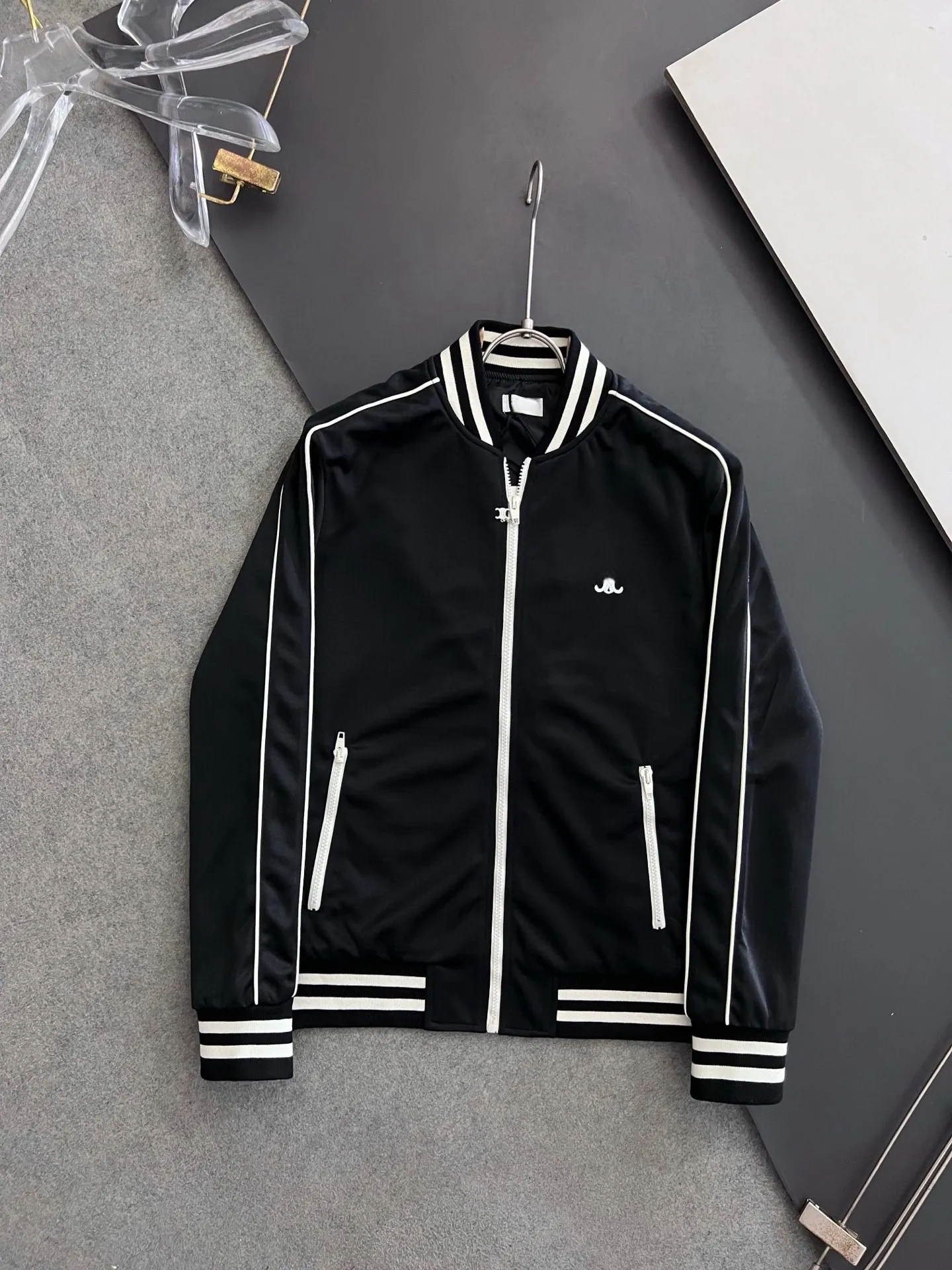 Mens Coat High Quality Zipper Sports Coat Designer Leisure Jacket For ...