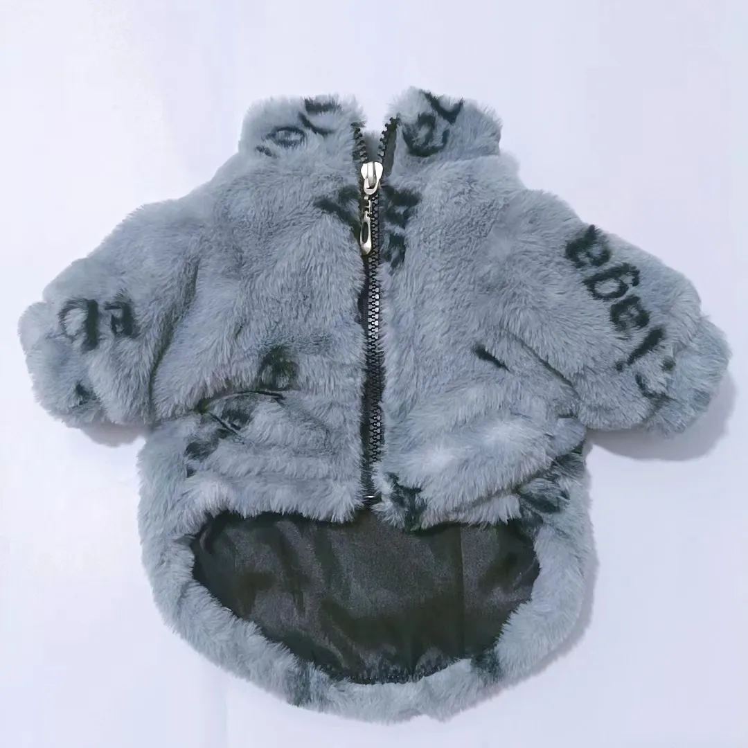 Luxury Dog Clothes Winter Fleece Coat: Designer Dog Coats For Small ...
