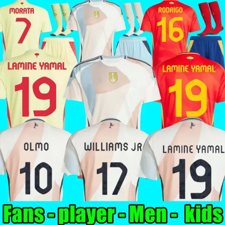 2024 Espana Colombia Soccer Shirt PEDRI LAMINE YAMAL Fans Player Kits ...