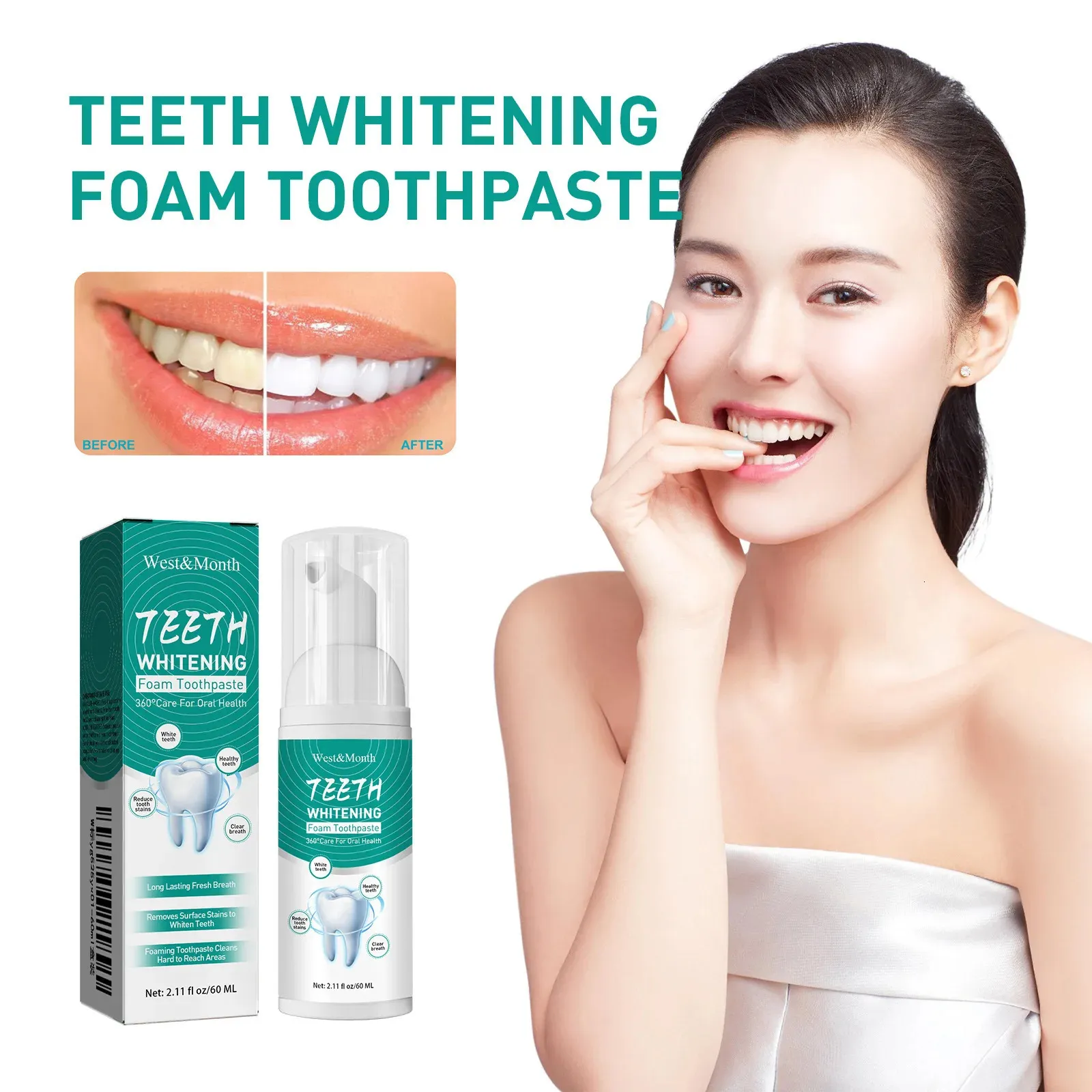 Refreshing Tooth Foam - Oral Cleansing & Teeth Whitening, Shop Now ...
