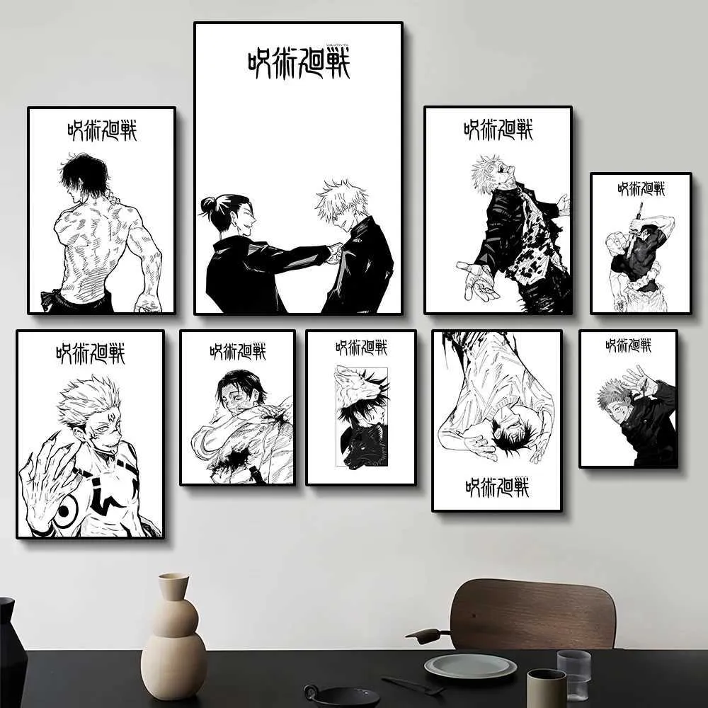 Jujutsu Kaisen Canvas Poster Itadori Yuji, Gojo... From A_weymouth, $5. ...