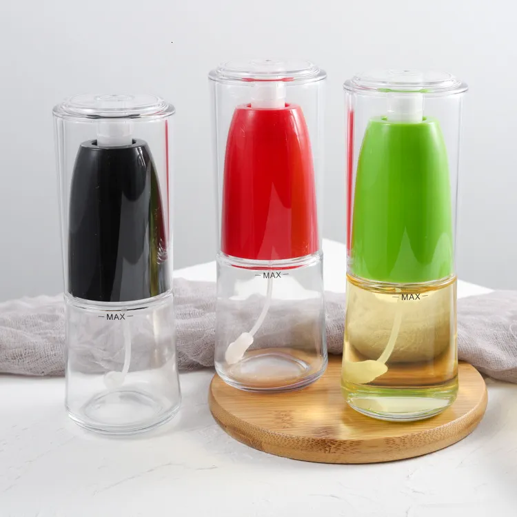 Kitchen Glass Oil Bottle for Outdoor Barbecue and Air Frying Pan Spray ...