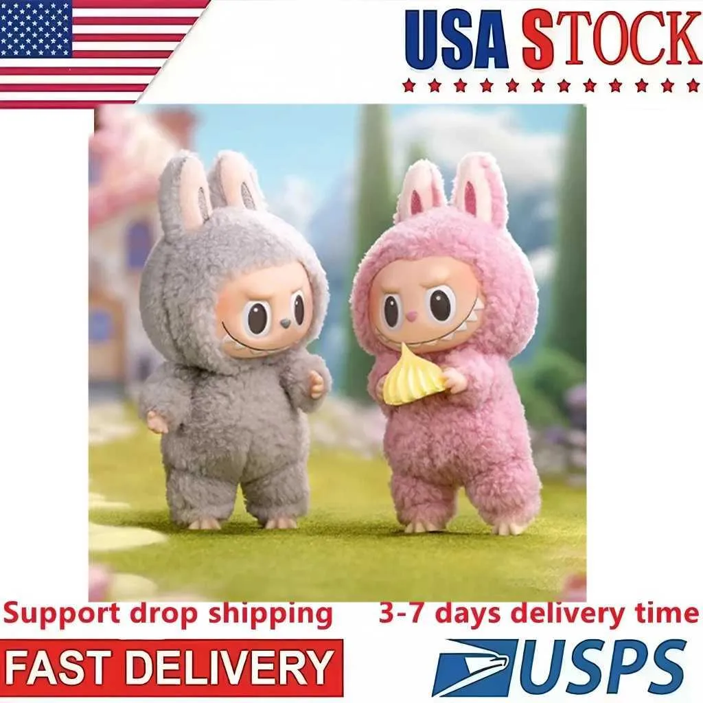 Labubu Blind Box With Seat Pendant Anime Character Floating Model ...