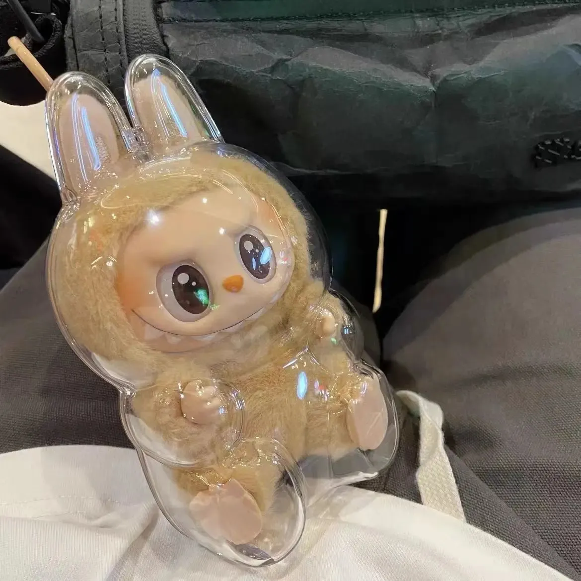 PopMart Monster Labubu V2 Corolle Dolls Transparent Protective Shell ...