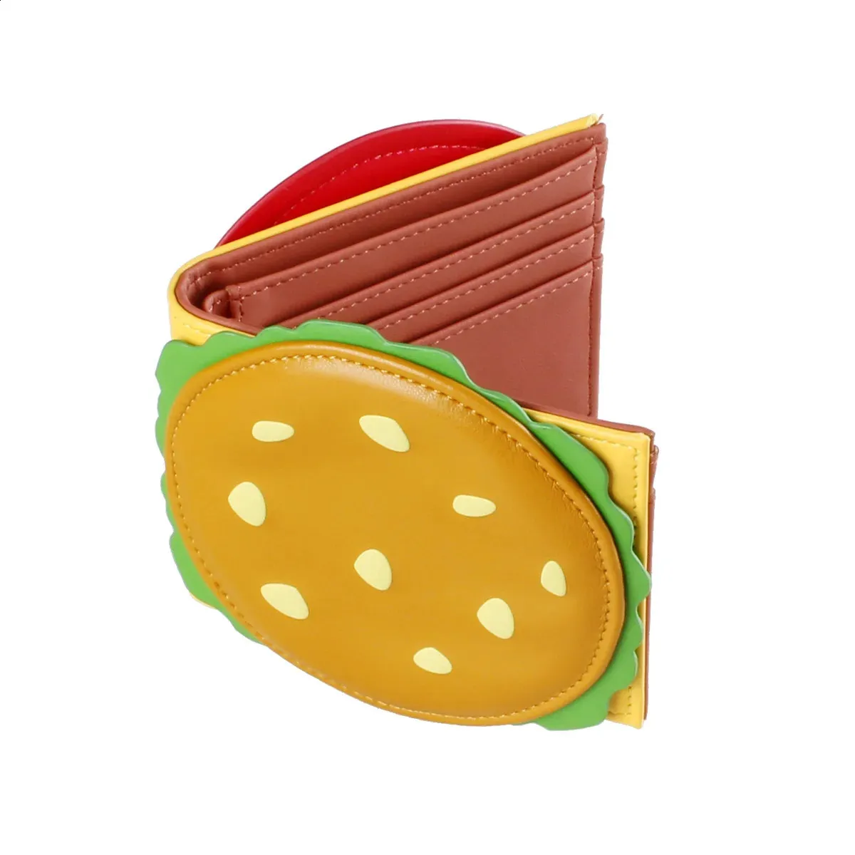 Burger Shaped Cute Women's Wallet Men's ID Card Holder 250319 from ...