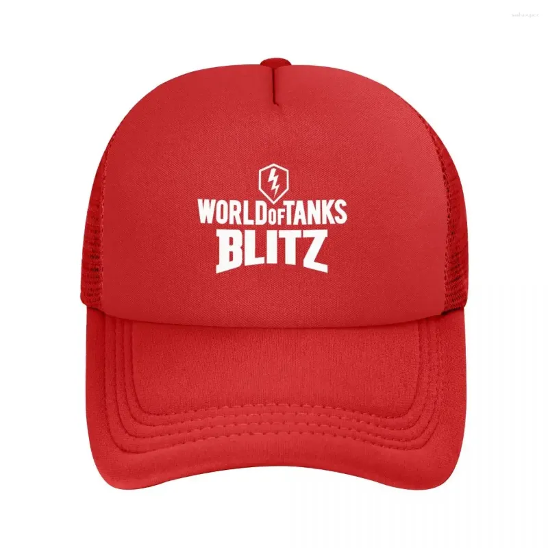Mesh Baseball Hats World Of Tanks Blitz Logo Snapback Fashion Hat ...