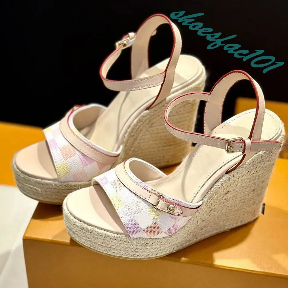 Bulk Luxury Designer Wedge Platform New Look Wedge Sandals With Classic ...