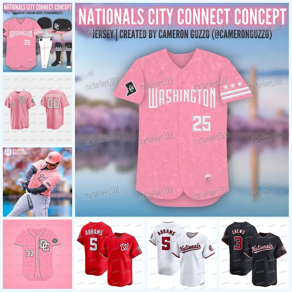 Nationals 2025 City Connect Jersey Dylan Crews CJ Abrams Elijah Nunez ...