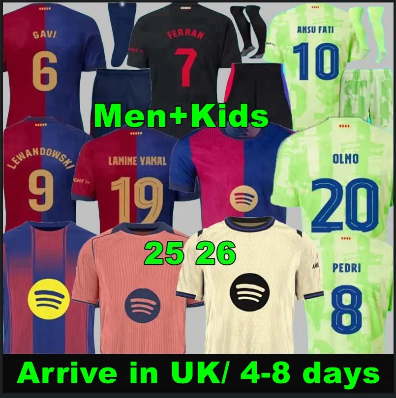 Barcelona 2022 23 Soccer Kits Limited Edition 25/26 LAMINE YAMAL, OLMO ...