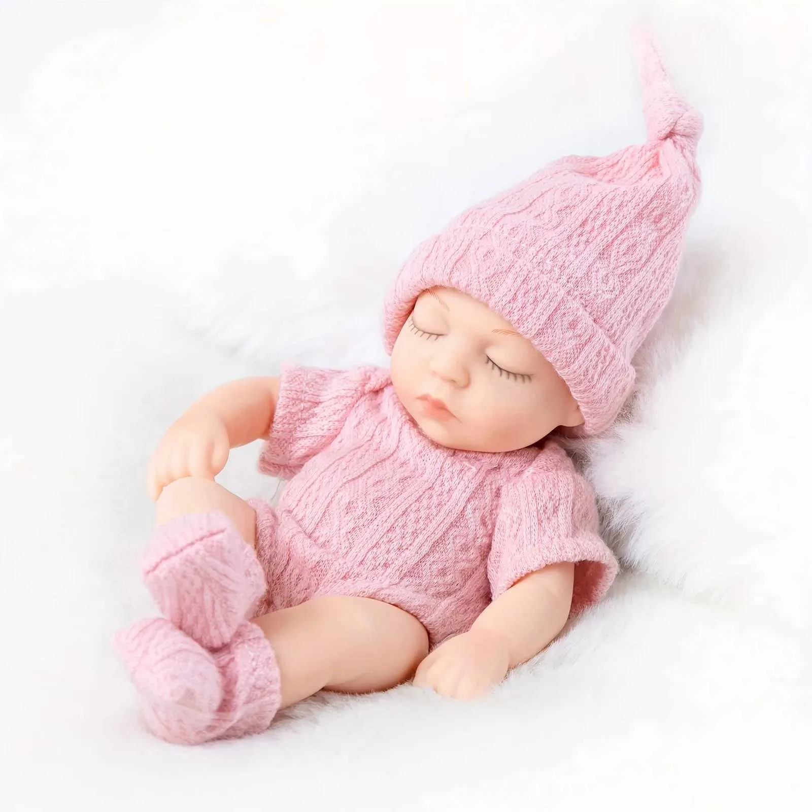 Birthing Doll: 7 Inch Realistic Reborn Doll, 19cm Mini Baby Doll ...