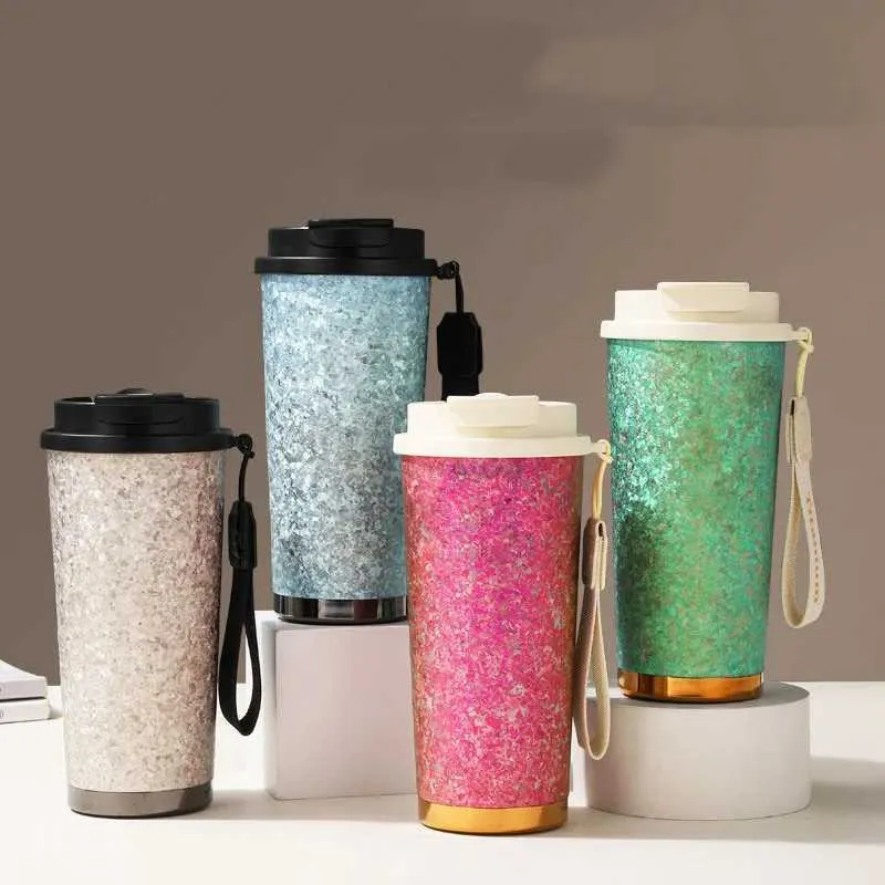Pure Titanium Coffee Cup With Lifting RopeDouble... From Fashion ...