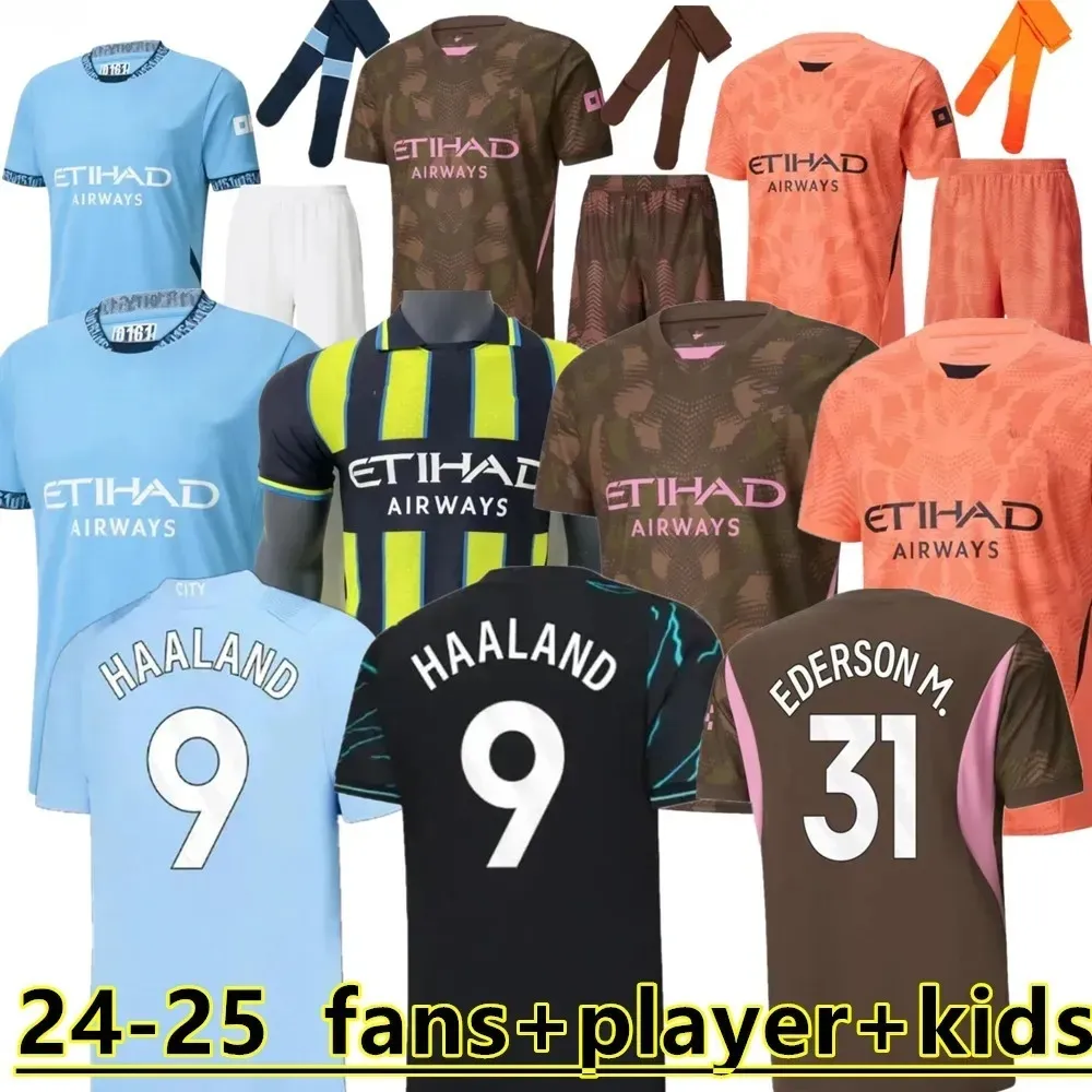 Man City Soccer T Shirts Featuring Phil Foden, Erling Haaland, Josko ...