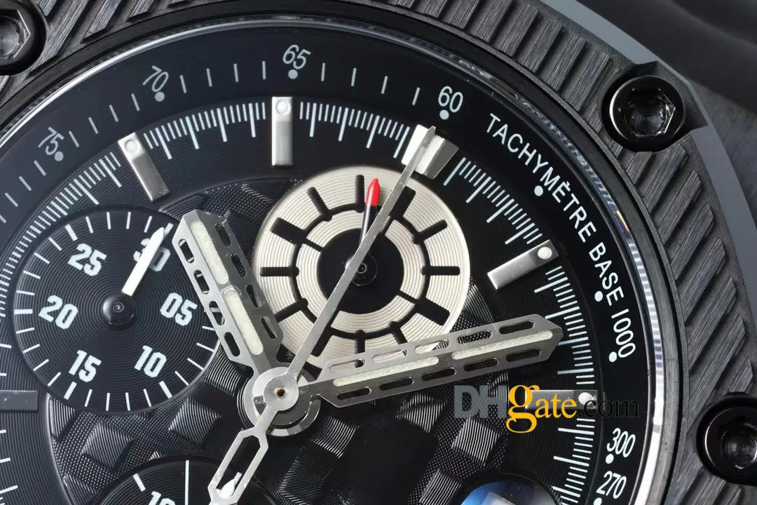 IPF Titanium Alloy Chronograph Automatic Luxury Designer Black ...