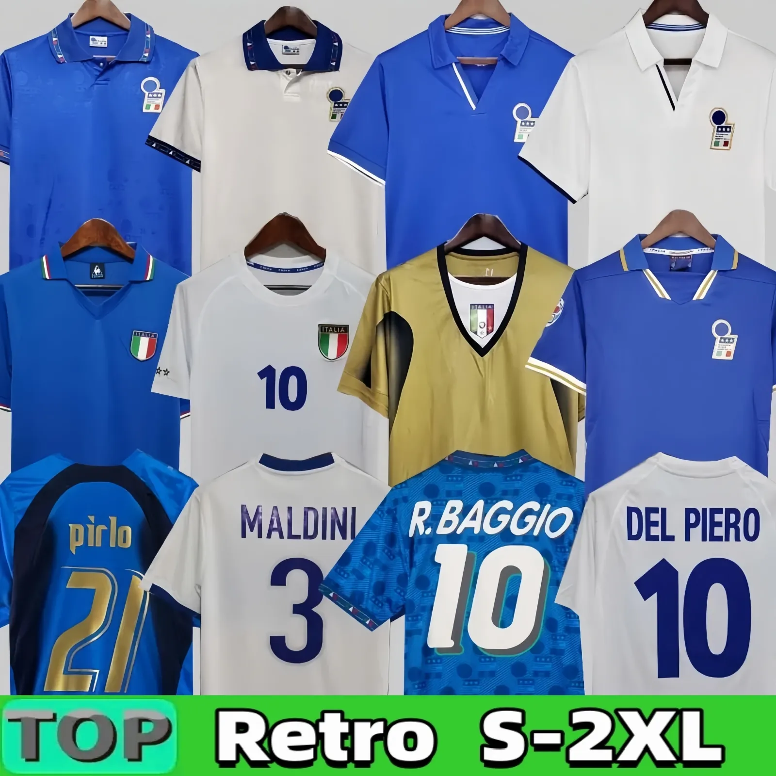 ItalyS Classic Retro Soccer Jerseys Vintage Italy... From ...