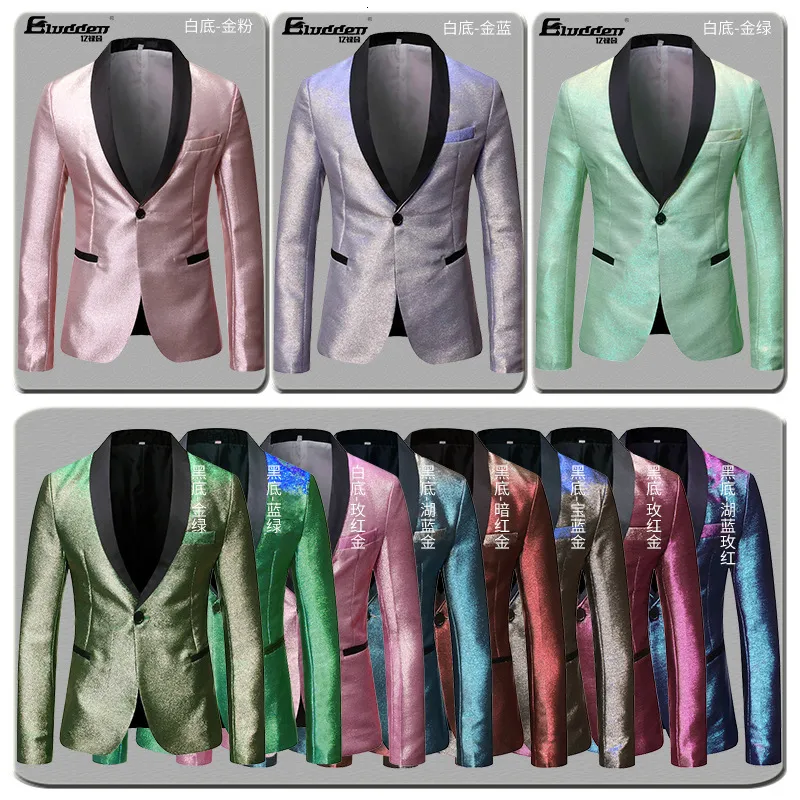 Men's Color Changing Suit: Slim Fit Performance Outfit For Groomsmen ...