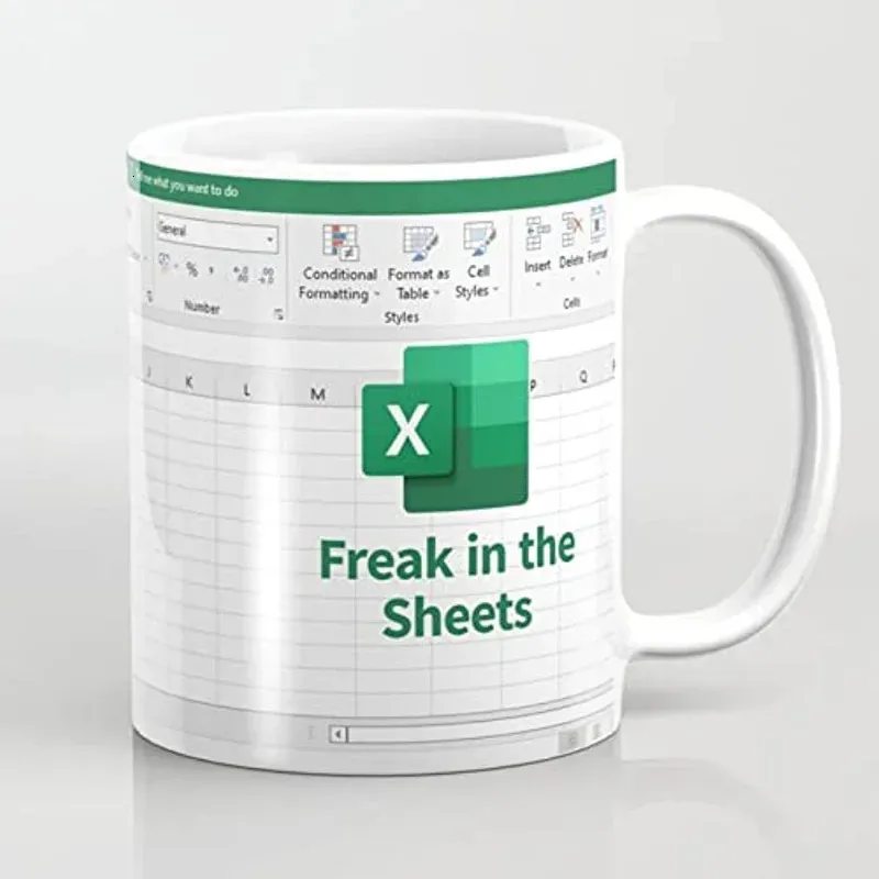 Tumbler Freak In The Sheets Excel Spreadsheet Mug Funny Accountant ...