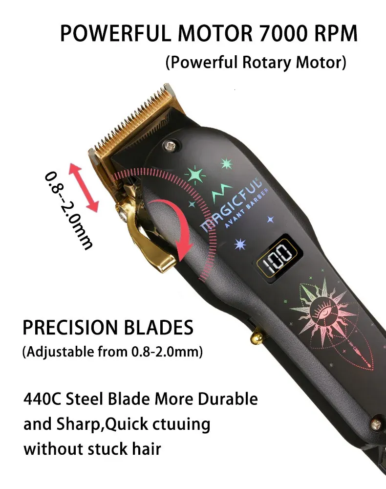 Fashion Color Hair Clipper Trimmer, Men's Beauty Gift, Home Electric ...