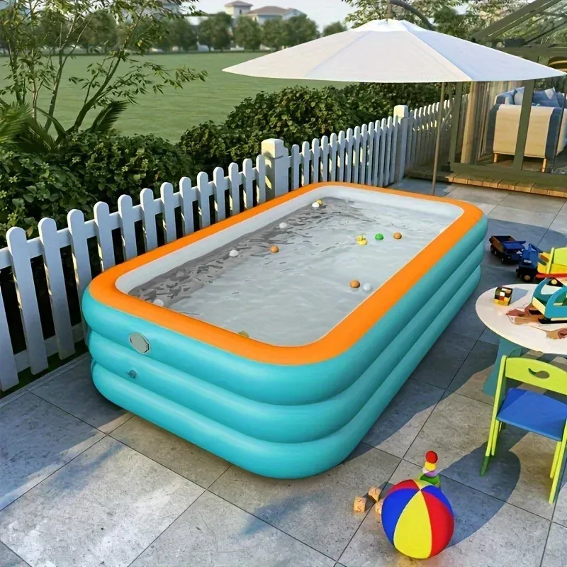 Durable PVC Inflatable Adult Kiddie Pool Perfect For Family And ...