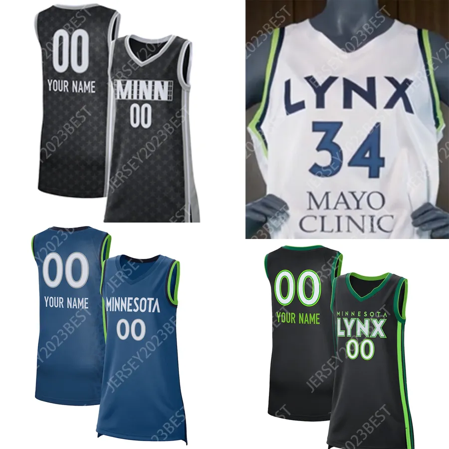 2024 Lynx Basketball Jersey Official Team Set Of 11: McBride, Powers ...