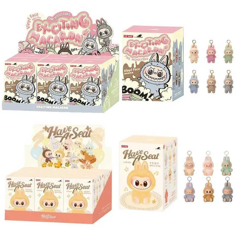 Box Box Labubu Monster Lisa Seme Heart Macarrr Vinyl Series Trend ...