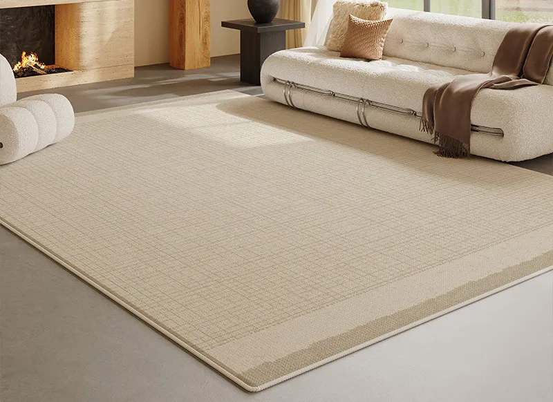 Washable Living Room Carpet - Large Area Floor Mat, Wipe Clean, Stain ...