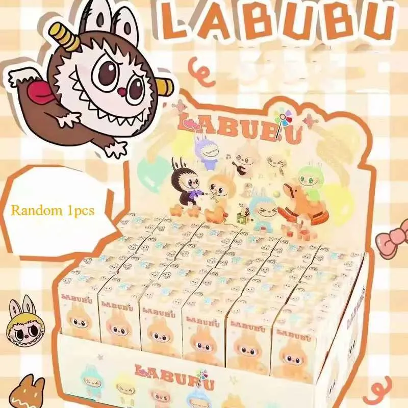 Labubu Have A Seat PVC Pendant Doll Model Piggy Toys In Stock, Kawaii ...