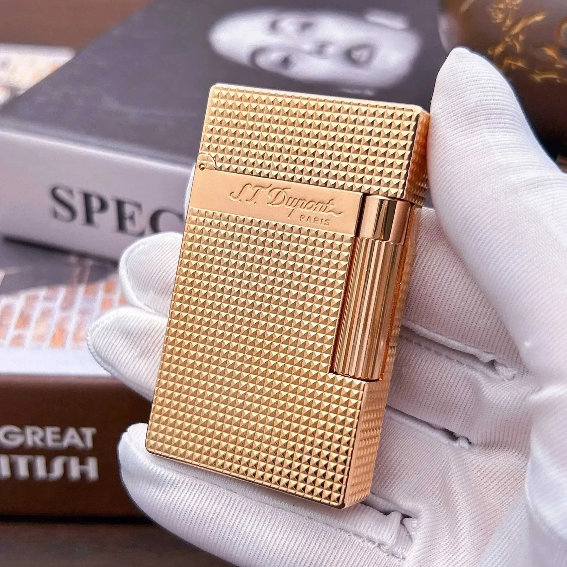 S.T. Dupont Classic Paris Lighter Crisp Sound, Nail... From Hebe927 ...