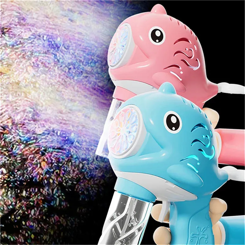 Fully Automatic Handheld Whale Bubble Blast Blower 10 Holes For ...