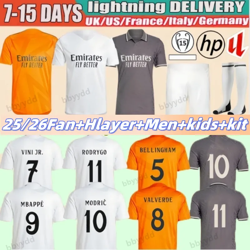 2025 Real Real Madrid Kit Dls For Adults And Kids MBAPPE, BELLINGHAM ...