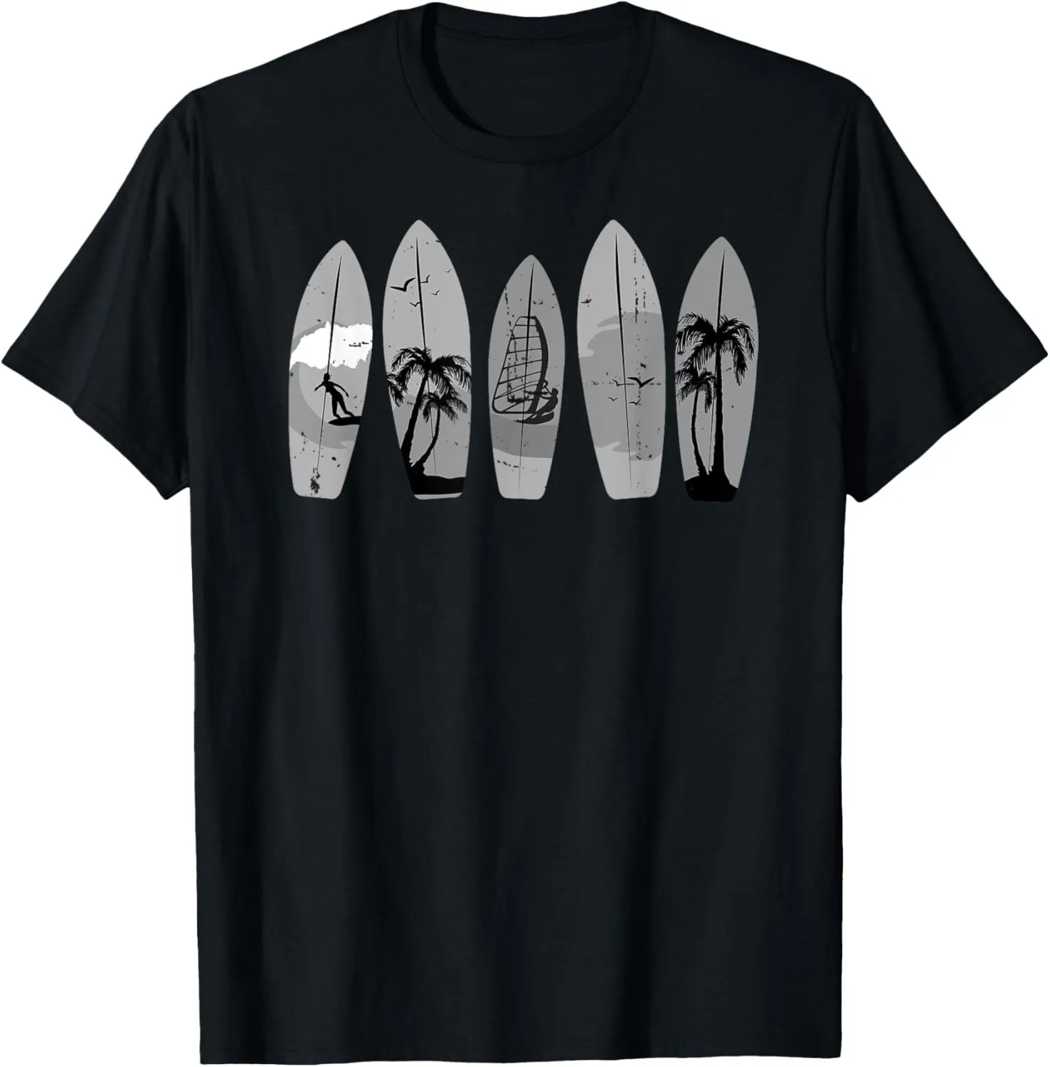 Wholesale Mens Surfing T Shirts Vintage Retro Surfboard... From Cloch ...