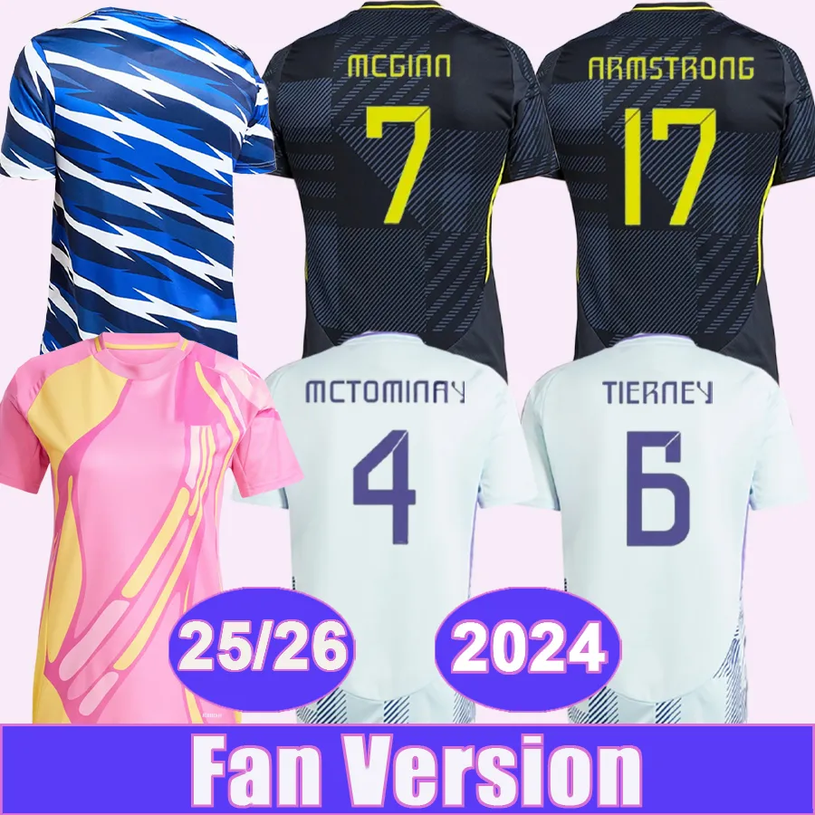 25 26 ScOTLAnd Mens Soccer Jerseys 2024 ROBERTSON TIERNEY MCTOMINAY ...
