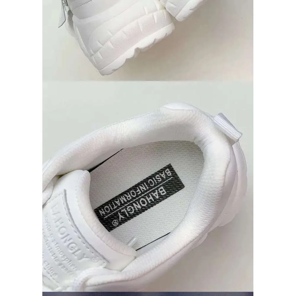 Platform Chunky Sneakers for Women - Fashionable Lace Up Casual Shoes ...