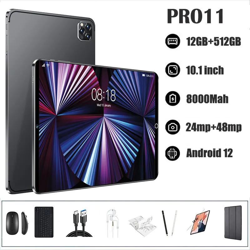 Bluetooth Tablets 10.1 Inch HD Talking Tablet, Dual SIM, Dual Support ...