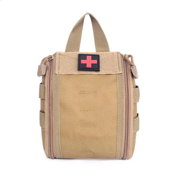 Tactical Pouch First Aid Kit EDC Bag Emergency Gear Molle Pack Hunting ...