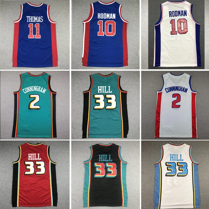 Grant Hill Classics Retro Old Basketball Uniforms Isaiah Thomas And ...