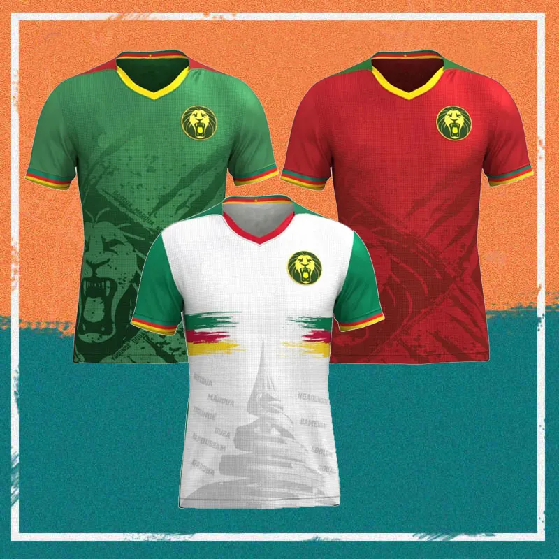 Cameroon National Team Soccer Jersey 2025/26 Home Kit: Show Your ...