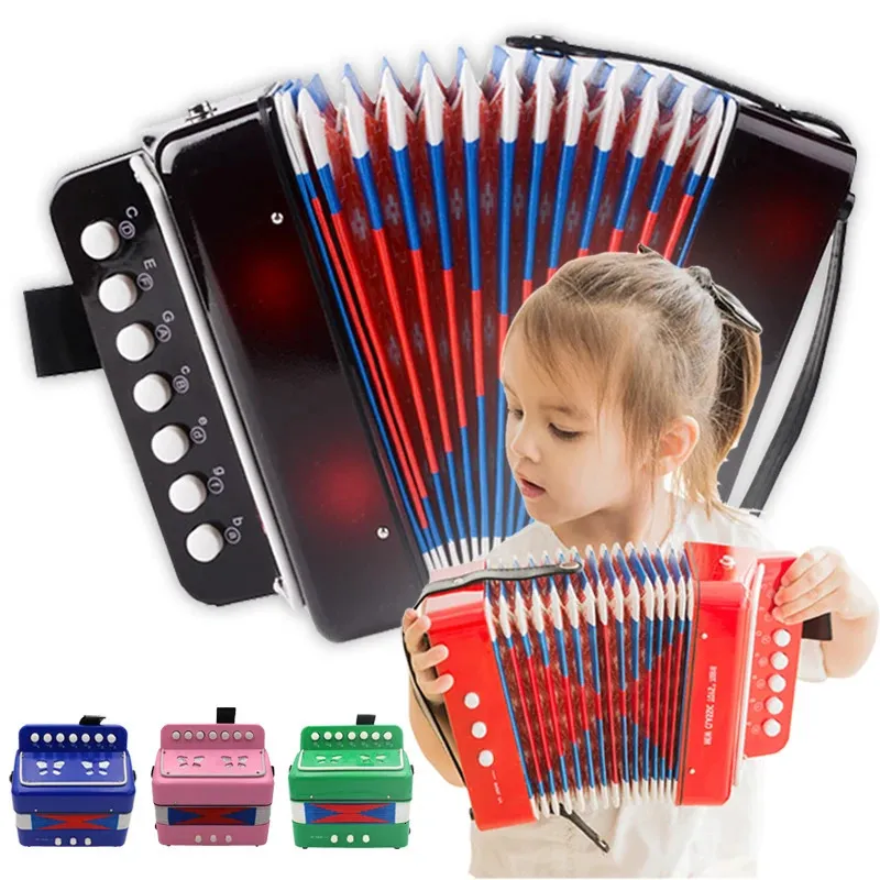 Kids' Mini Accordion Musical Instrument For Toddlers And Beginners ...
