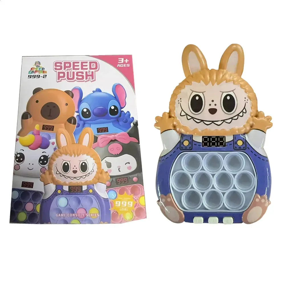 Labubu Pro Light Pop Up Fidget Smarty Bubbles Poki Anti Stress Toy For ...